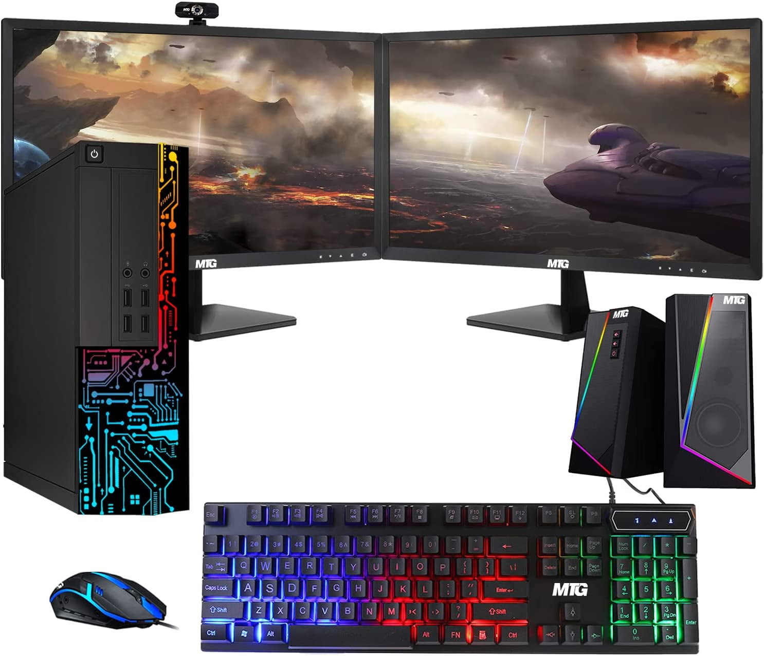 Restored Computer Desktop PC, Intel Core i7, TechMagnet Siwa 8, 8GB RAM ...