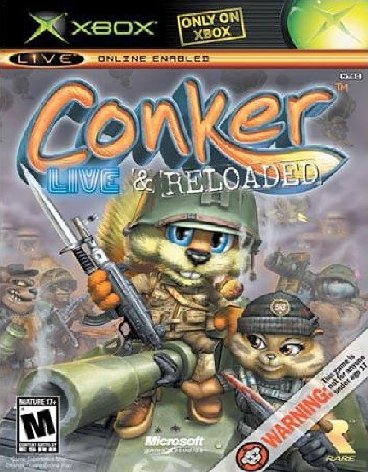 Restored Conker: Live & Reloaded (Xbox, 2005) Shooter Game (Refurbished ...