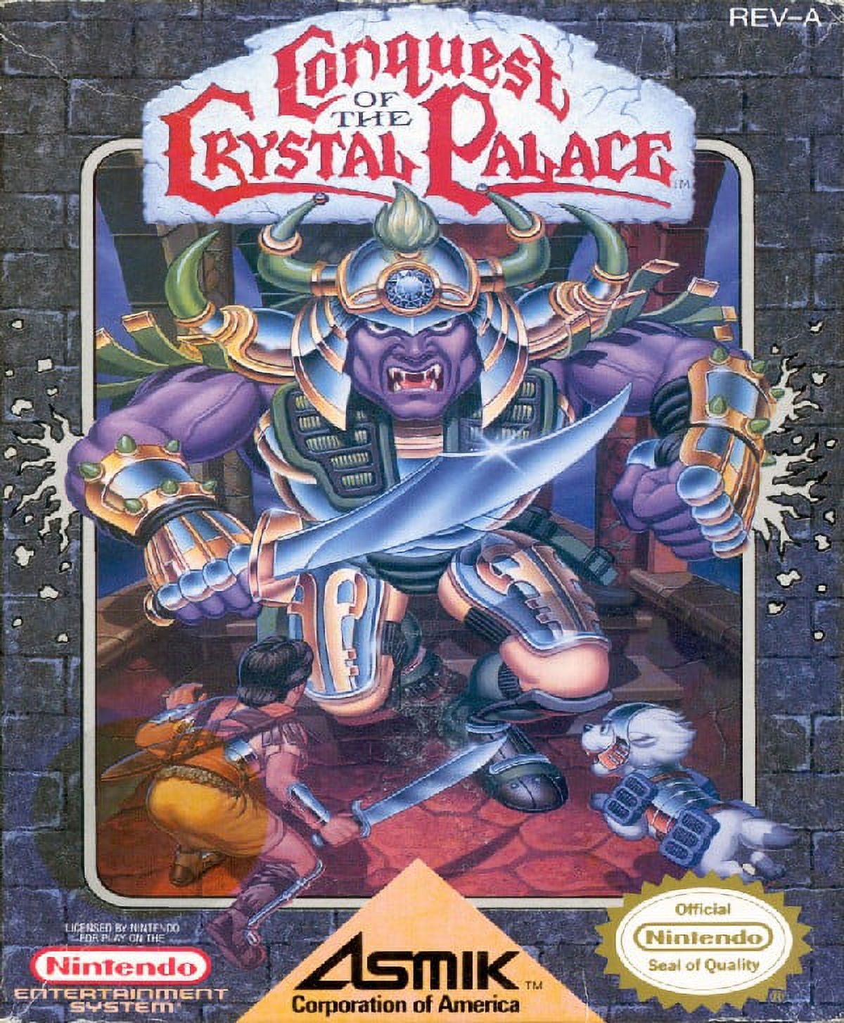 Restored Conquest of the Crystal Palace (NIntendo NES, 1990) Fighting ...