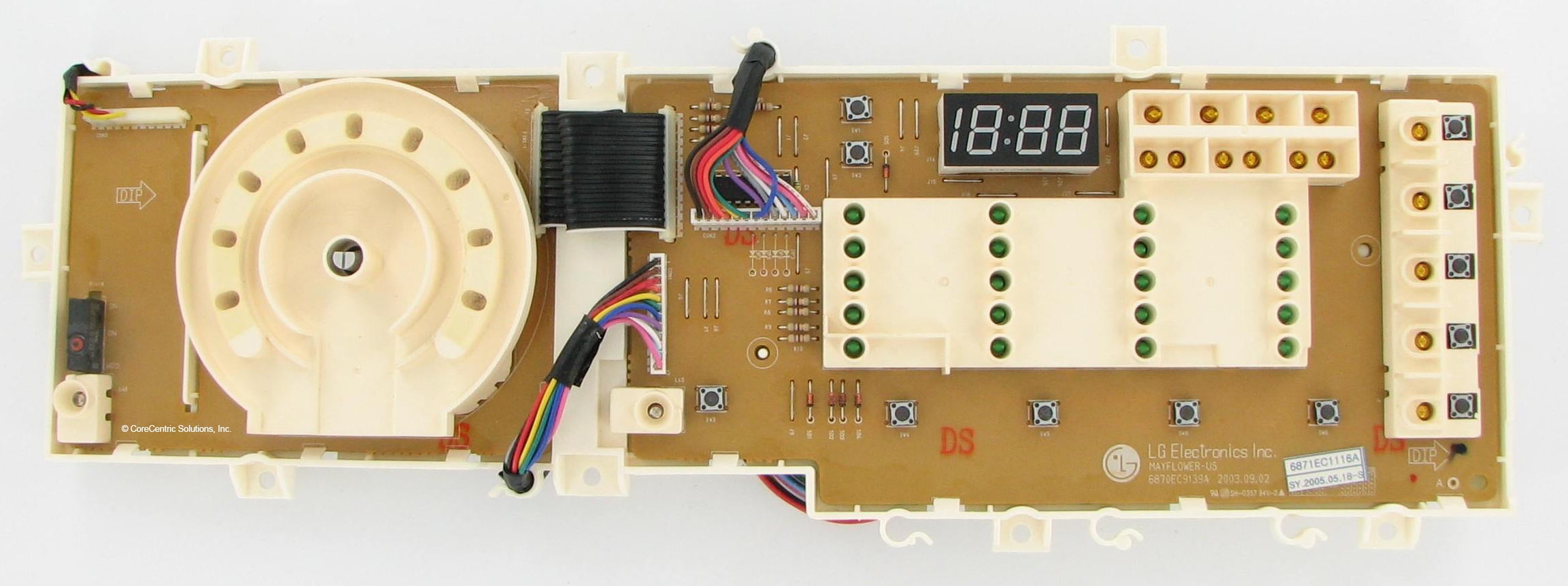 Restored CoreCentric Laundry Washer Power Control Board Assembly ...