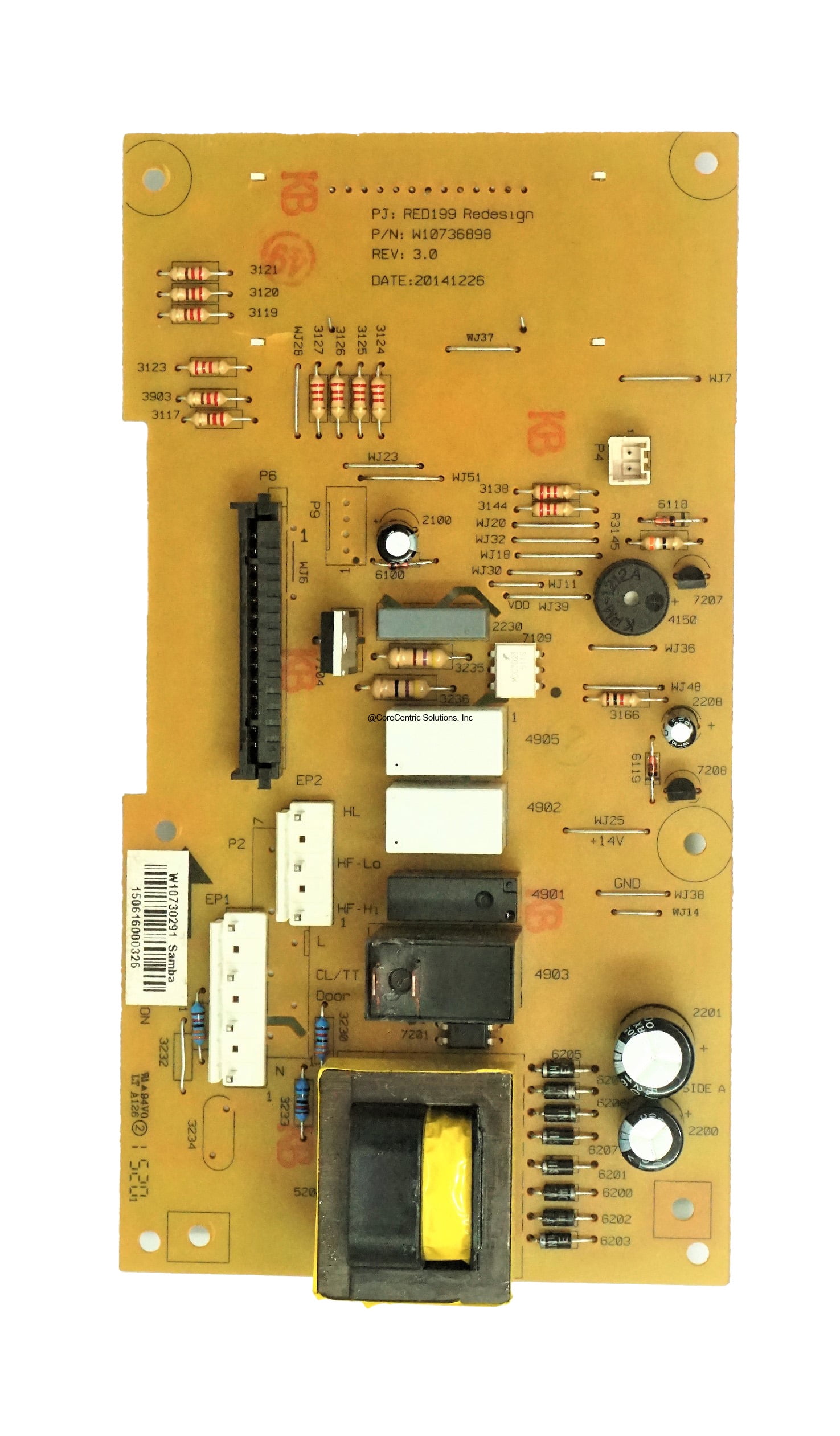 Restored CoreCentric Microwave Control Board Replacement for Whirlpool ...