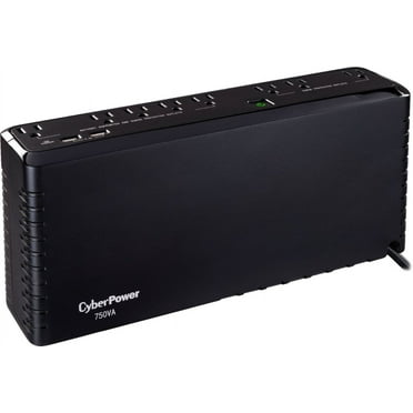 CyberPower SL750U Battery Backup UPS, 750VA/375W, 8 Outlets, USB, Surge ...