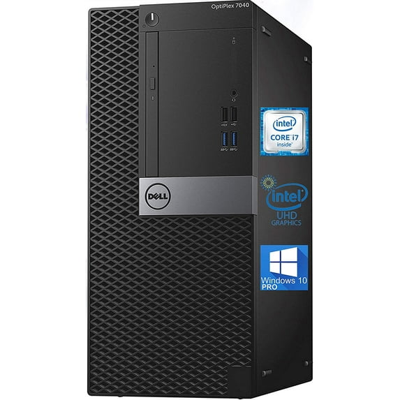Restored DELL OptiPlex 7040 SFF Desktop (Intel Graphics / I7-6700 ...