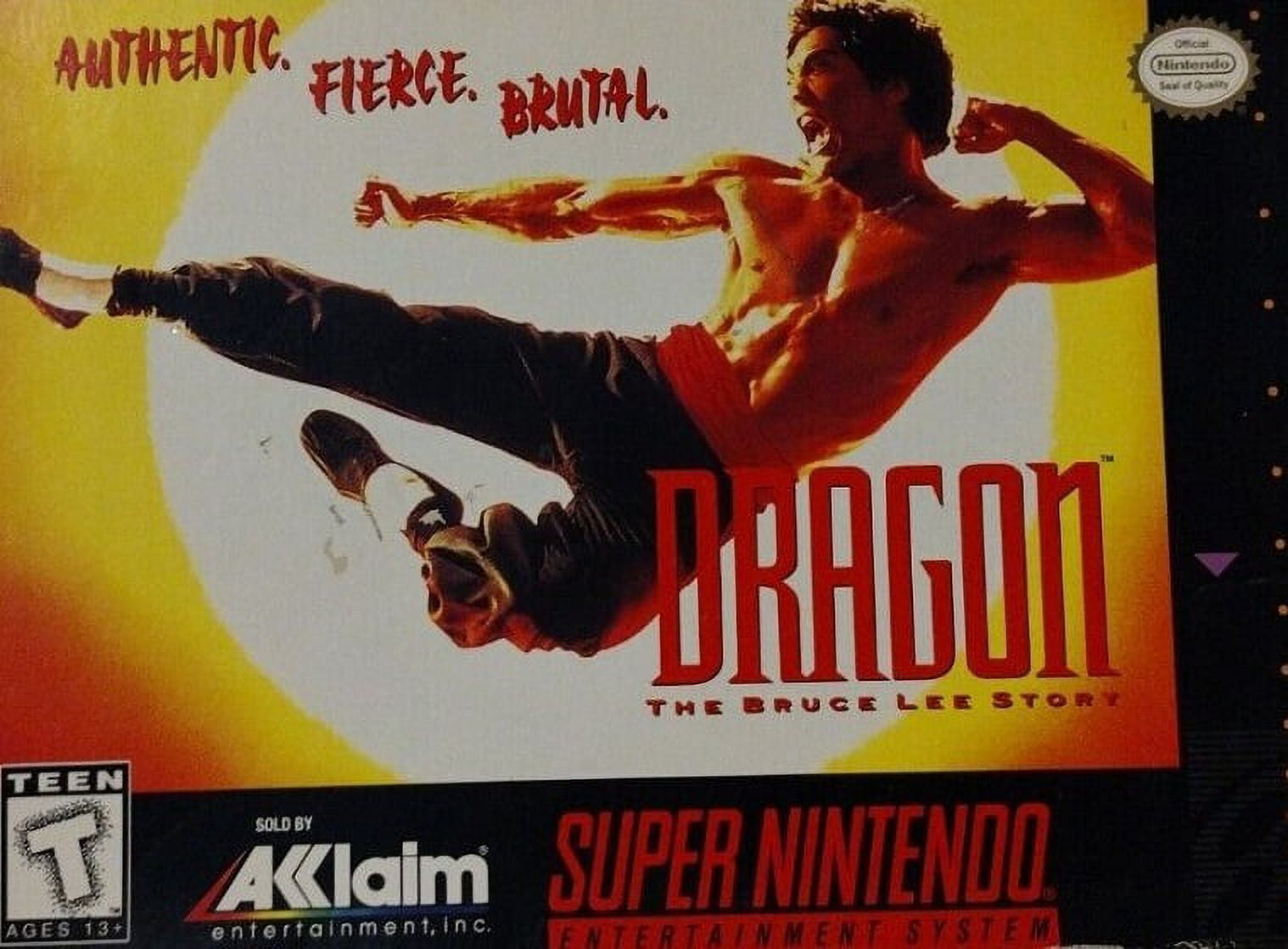 Restored DRAGON: The Bruce Lee Story (Super Nintendo, 1995) SNES Karate ...
