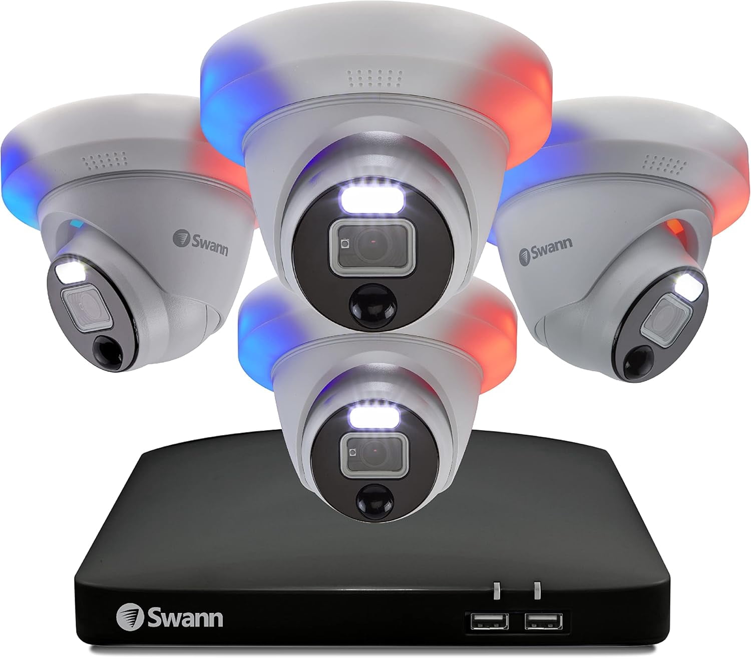 Restored DVR8-4680 1080p / 1TB / 4x PRO-1080DER Dome Enforcer Analog ...