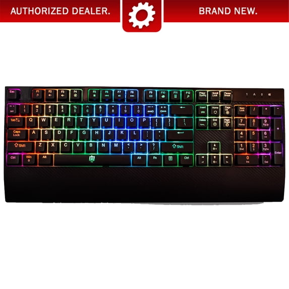 Restored Deco Gear MECHBRD100 Mechanical Gaming Keyboard RGB Back ...