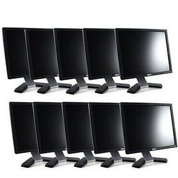 Restored Dell 17" LCD Computer Monitor (mixed models) with Power Cable ...