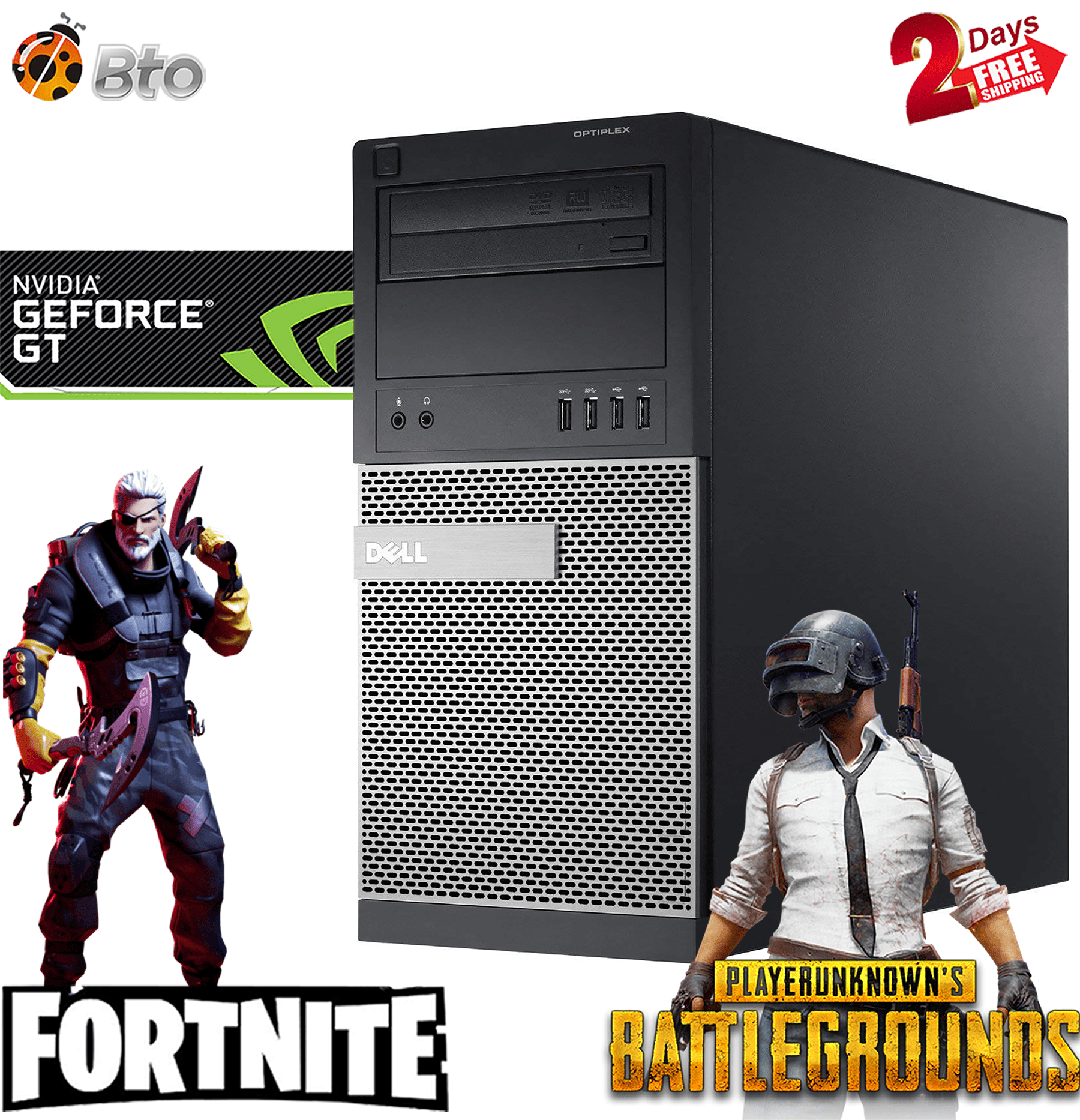 Restored Dell 3020 Core i5 Desktop Tower Gaming Computer, Intel 4th ...