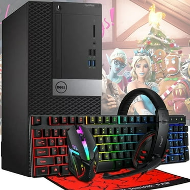 Restored Dell Gaming PC Tower Core i3 Processor 16GB Memory 1TB Storage ...