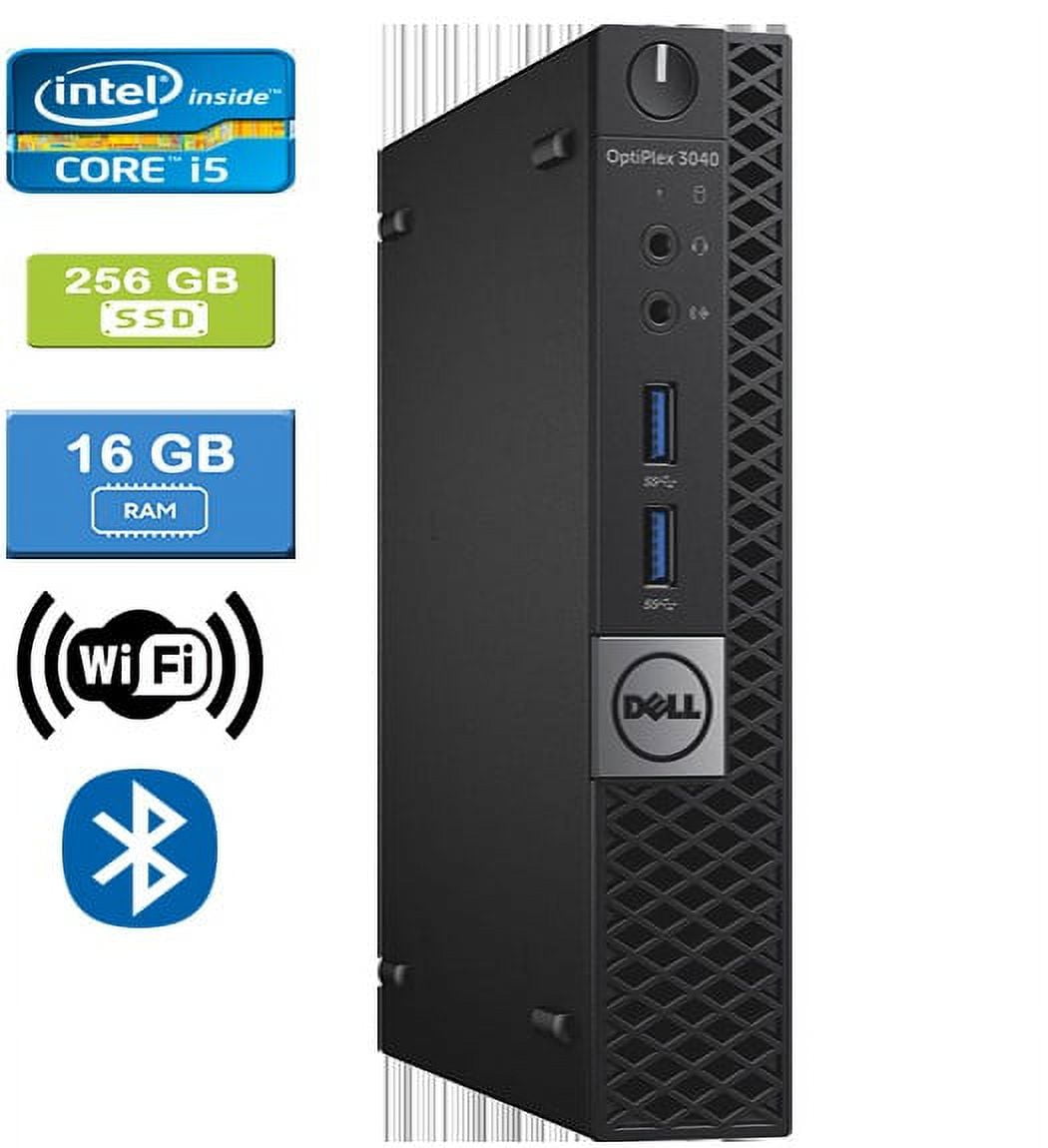 Restored Dell 3040 MICRO Intel Core i5-6500T , 16GB, 256GB SSD, Win 10 ...