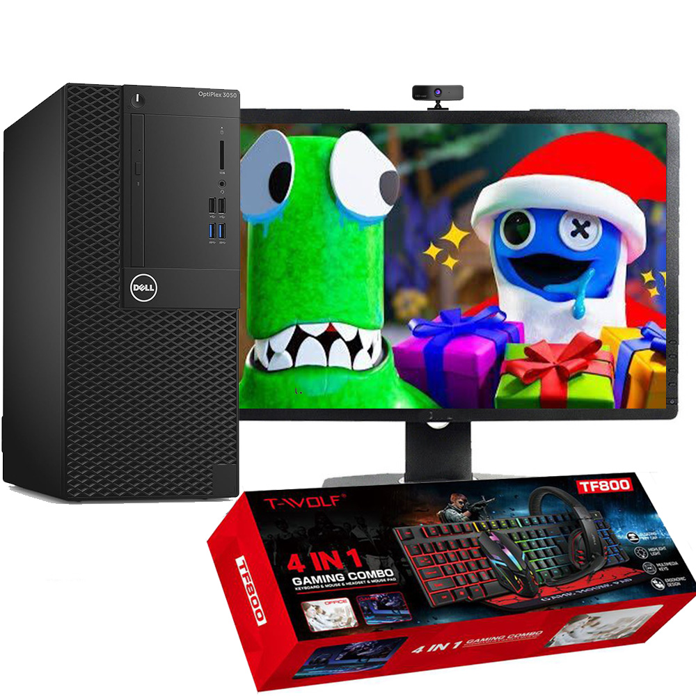 Restored Dell Gaming PC Tower Core i3 Processor 16GB Memory 1TB Storage ...