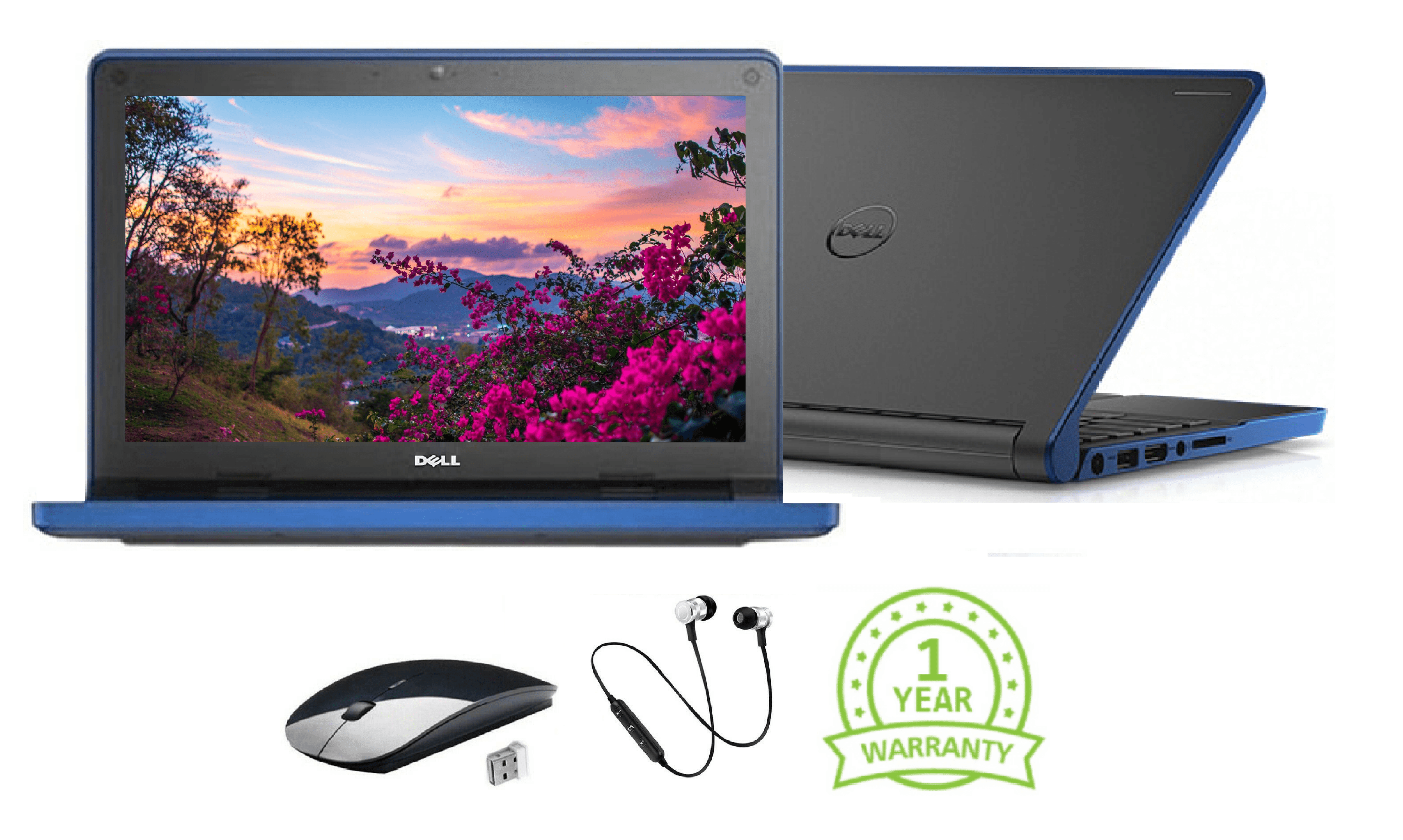 Restored Dell 3120 Chromebook Bundle - Intel Celeron 4GB RAM 16GB SSD ...