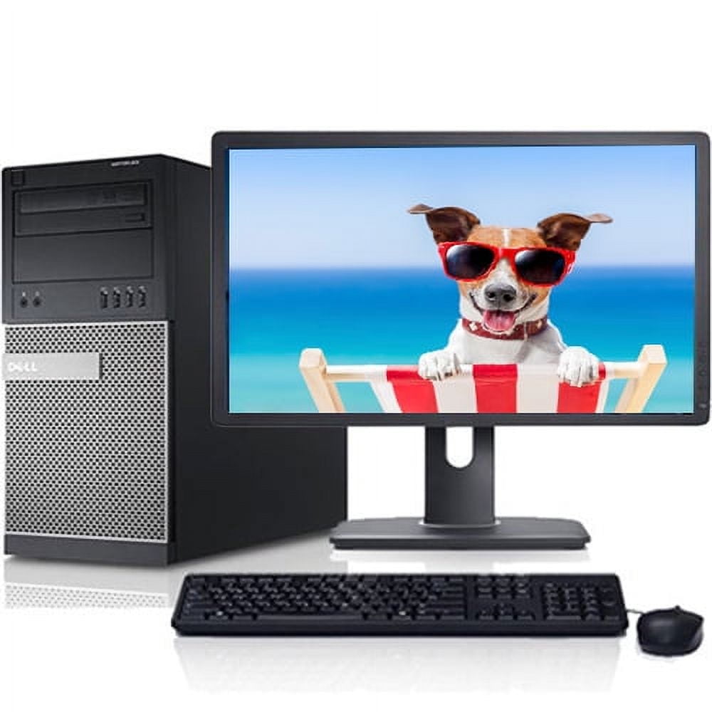 Restored Dell 7010 Desktop Computer Tower Core i7 8GB RAM 1TB HD with a ...