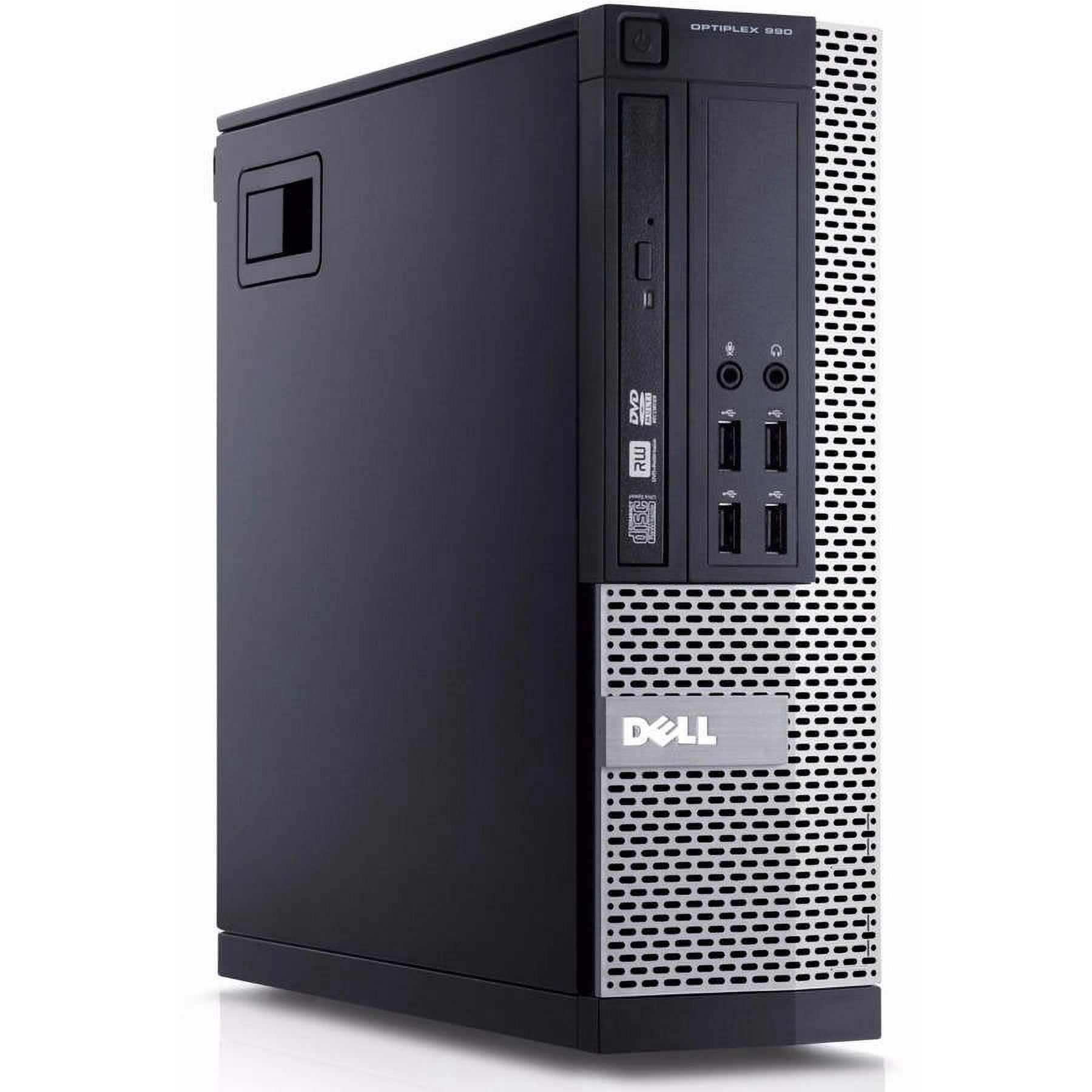 Restored Dell 990 SFF/DT Desktop PC with Intel Core i3-2100 Processor ...