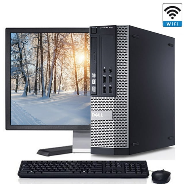 Restored Dell Desktop Computer 790 Core i5 8GB RAM 500GB HD with a 19 ...