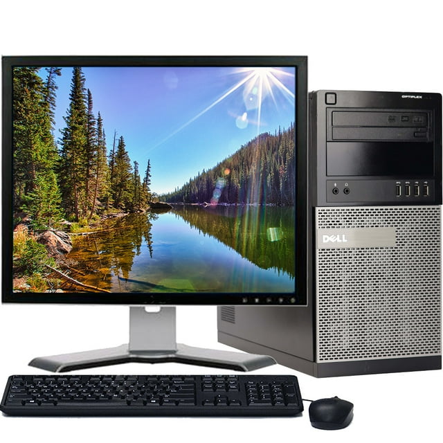 Restored Dell Desktop Computer Tower Core i3 Processor 8GB Memory 500GB ...