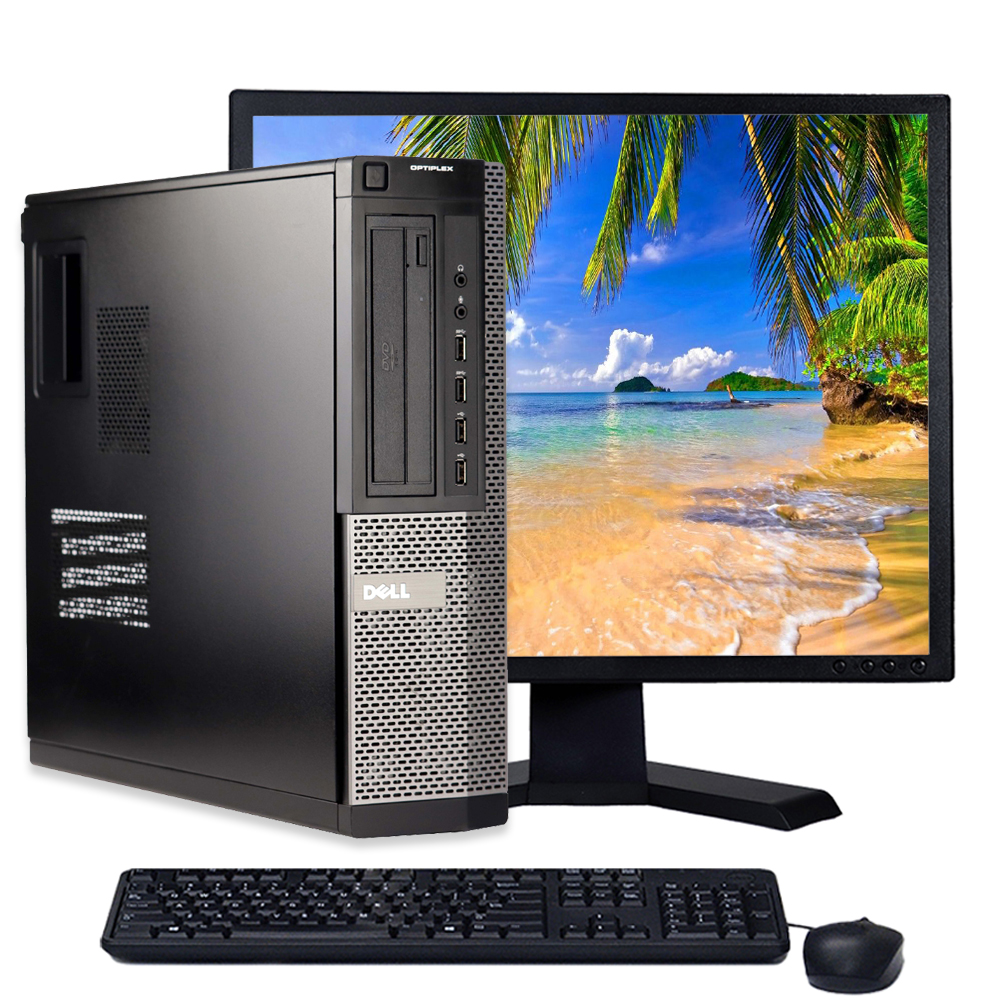 Restored Dell Desktop Computer 3020 Core i3 3.4GHz 8GB RAM 1TB HD and a ...