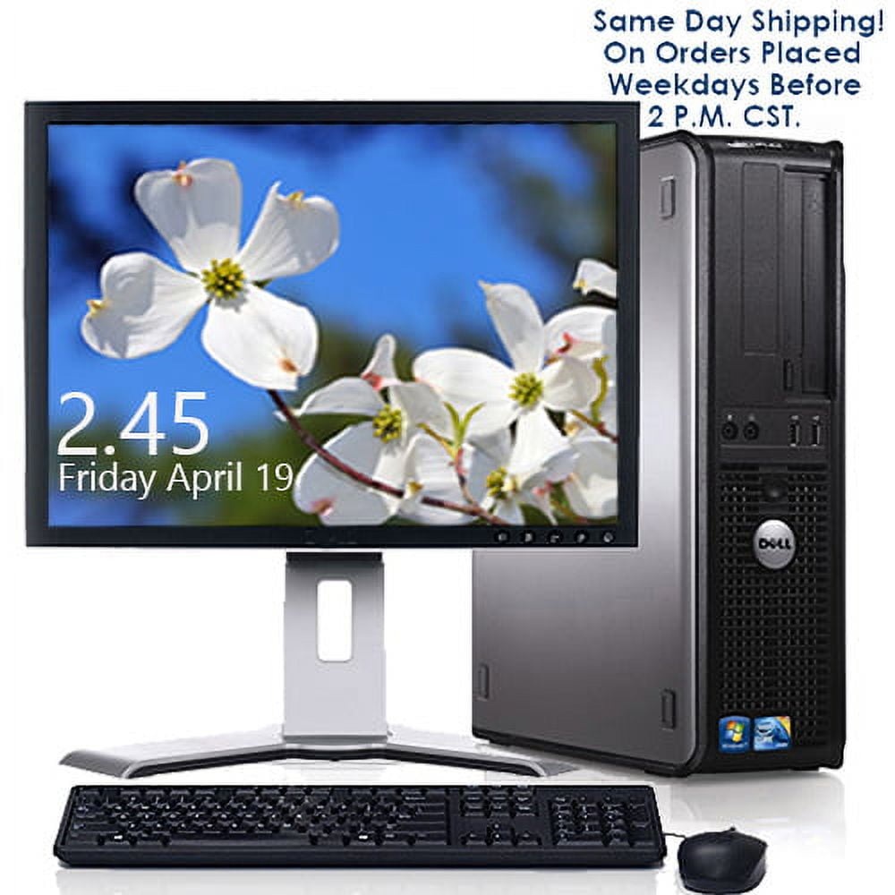 Restored Dell Desktop PC Tower System Windows 10 Intel Core 2 Duo ...