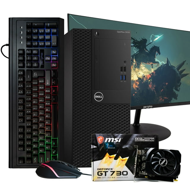 Restored Dell Gaming Computer Intel Quad Core i5 GT 730 16GB DDR4 RAM ...