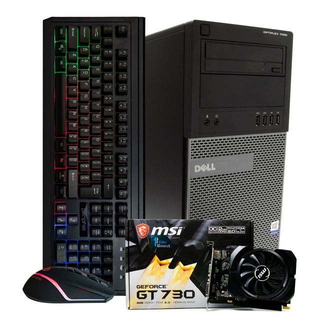 Restored Dell Gaming Computer PC, Intel i5 Quad Core Gen 2, NVIDIA ...