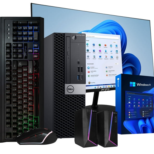 Restored Dell OptiPlex 5060 - Windows 11 Desktop Computer Intel i5-8600 ...