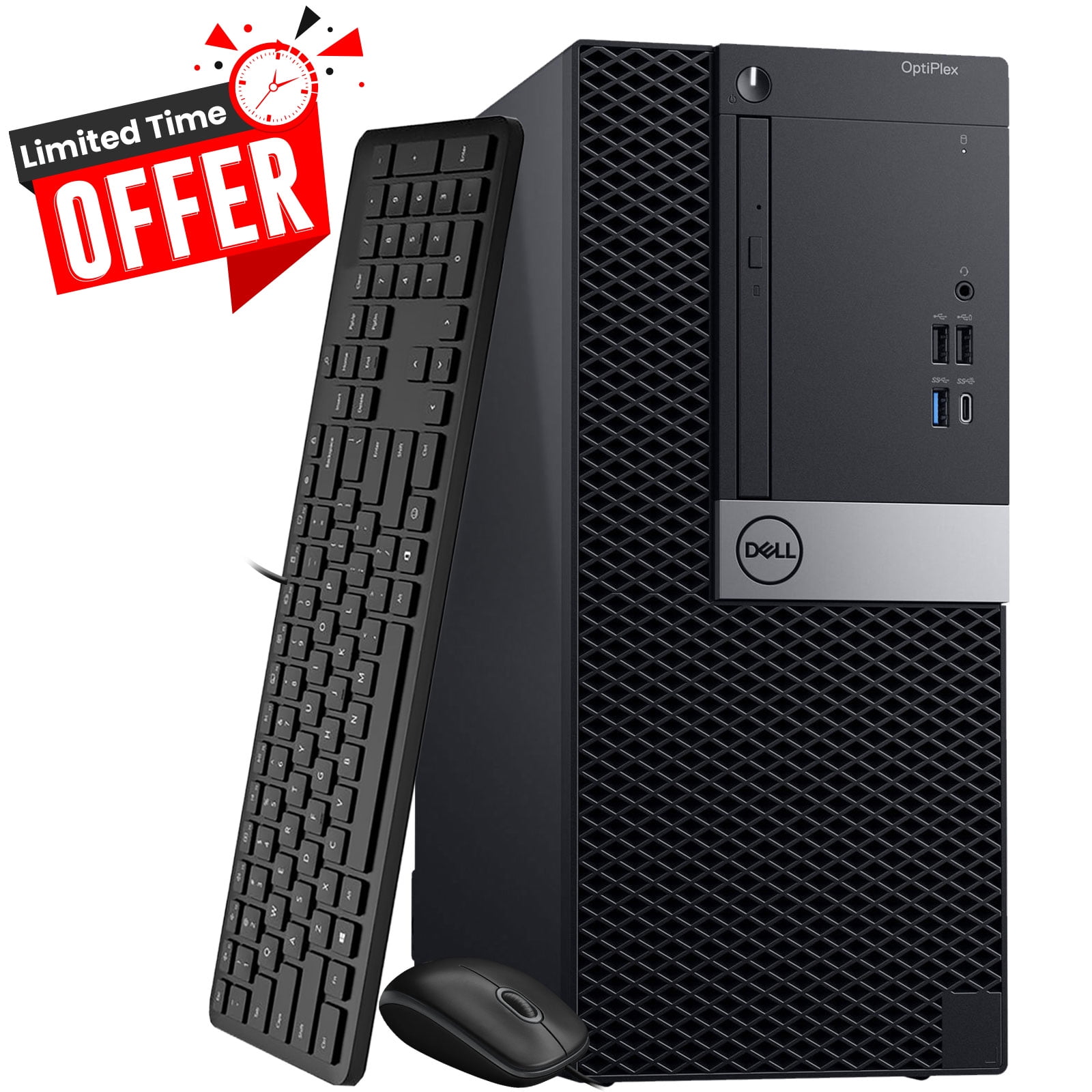 Restored Dell OptiPlex 7070 Desktop Tower Computer PC Intel Octa Core i7-9700 upto 4.70GHz, 32GB ...