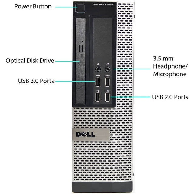 Restored Dell OptiPlex 9010 Desktop Tower Computer, Intel Core i5, 8GB ...