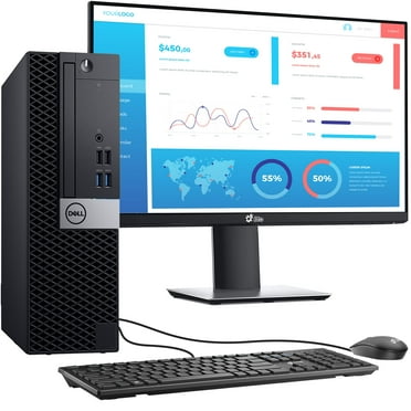 Restored Dell OptiPlex SFF Desktop PC Computer Intel i5-8500 8th Gen ...