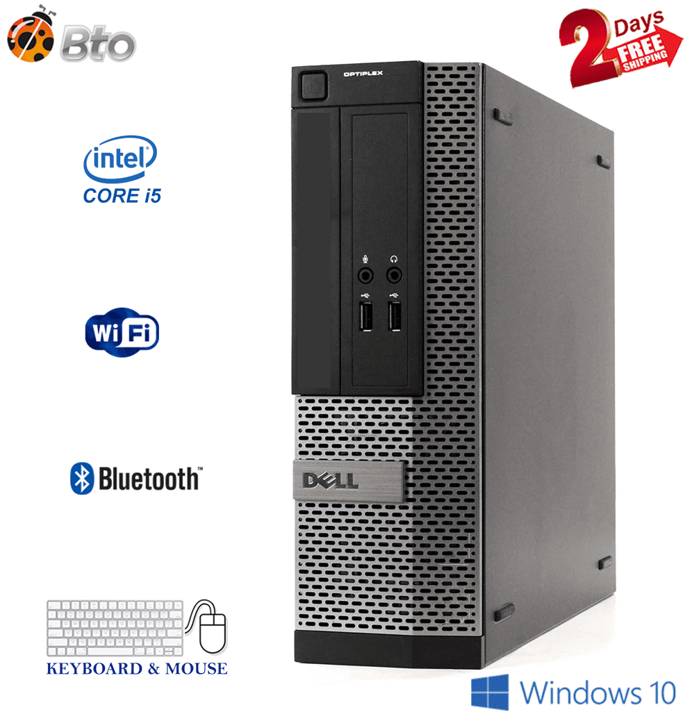 Restored Dell OptiPlex Desktop SFF Computer PC Intel Core i5 Processor ...