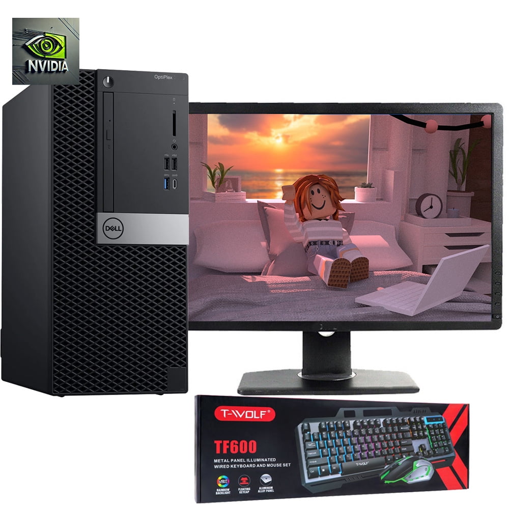 Restored Dell OptiPlex Gaming PC Tower | Intel Core i5 6th gen | 16GB RAM | 1TB HDD | Windows 10 ...