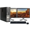 Restored Dell Dual Monitor Desktop Computer Intel i5 3.1GHz 8GB Memory ...