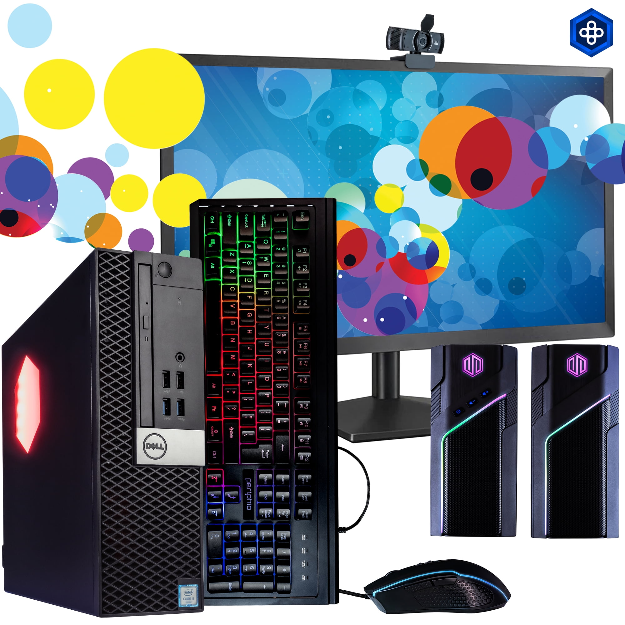 Restored Dell Optiplex 5050 (RGB) Desktop Computer Quad Core Intel i5 ...