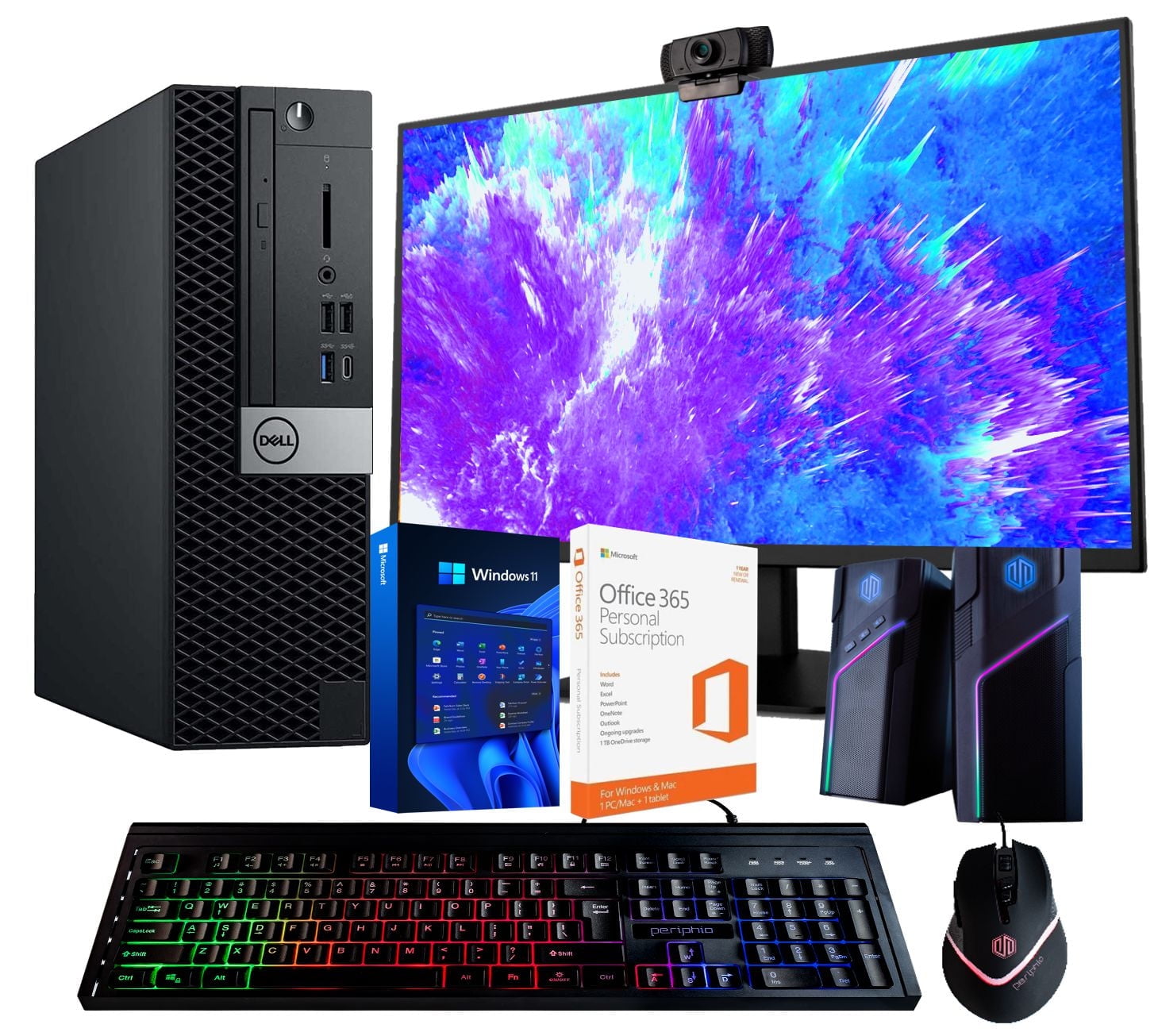 Restored Dell Optiplex 7070 Desktop Computer Hexa Core Intel i7 (3.4GHz ...