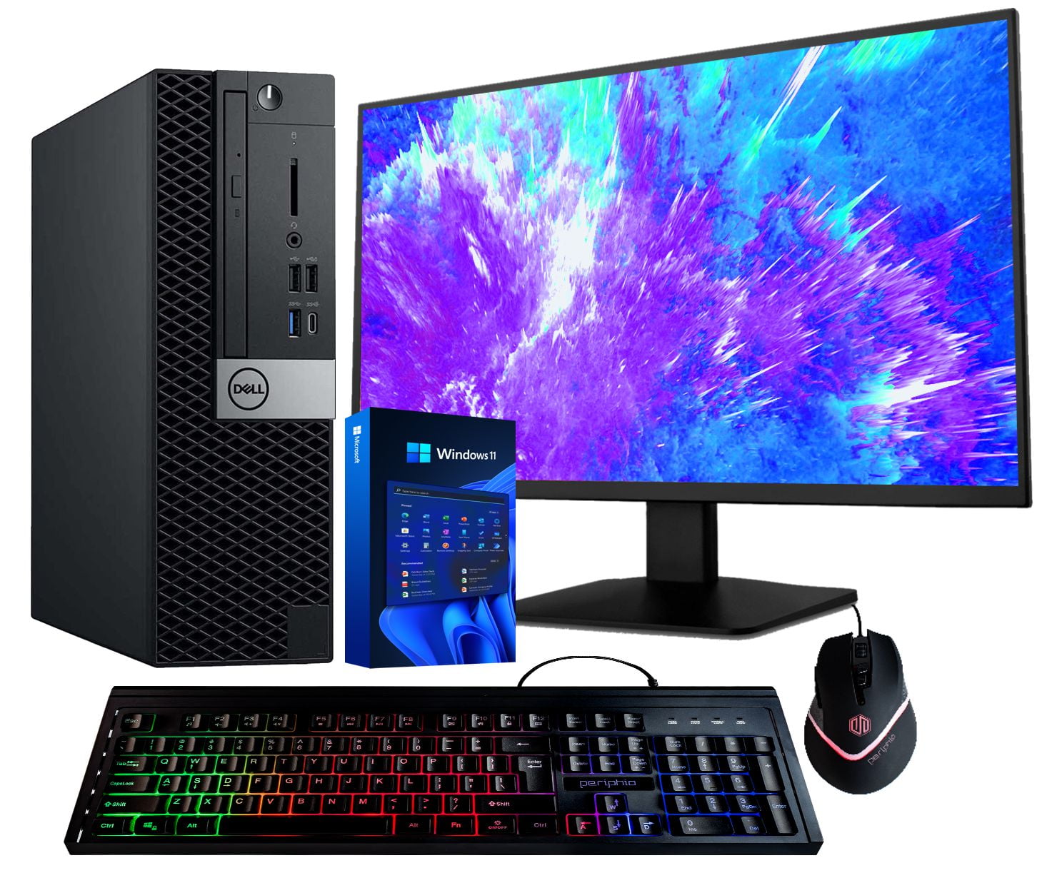 Dell Optiplex 7070 Desktop, Intel i7 Hexa Core, 16GB RAM, 500GB SSD ...