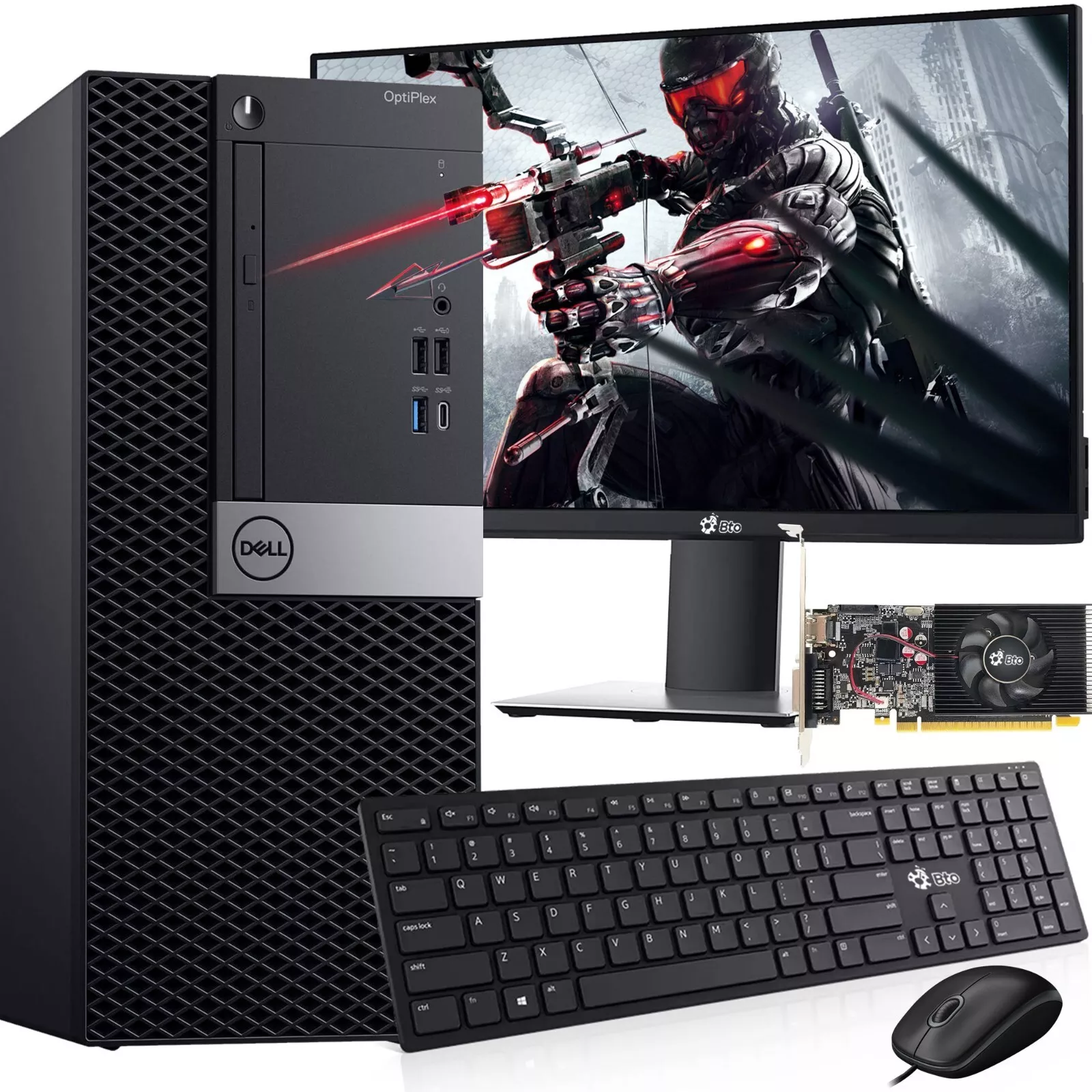 Restored Dell Optiplex Tower Gaming PC Desktop Computer Intel Quad Core ...
