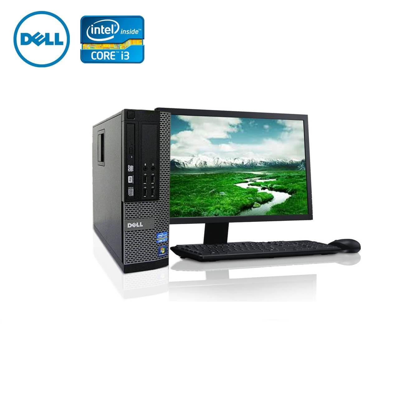 Restored Dell PC Computer Desktop CORE i3 3.0GHz 4GB 1TB HD Windows 10 ...