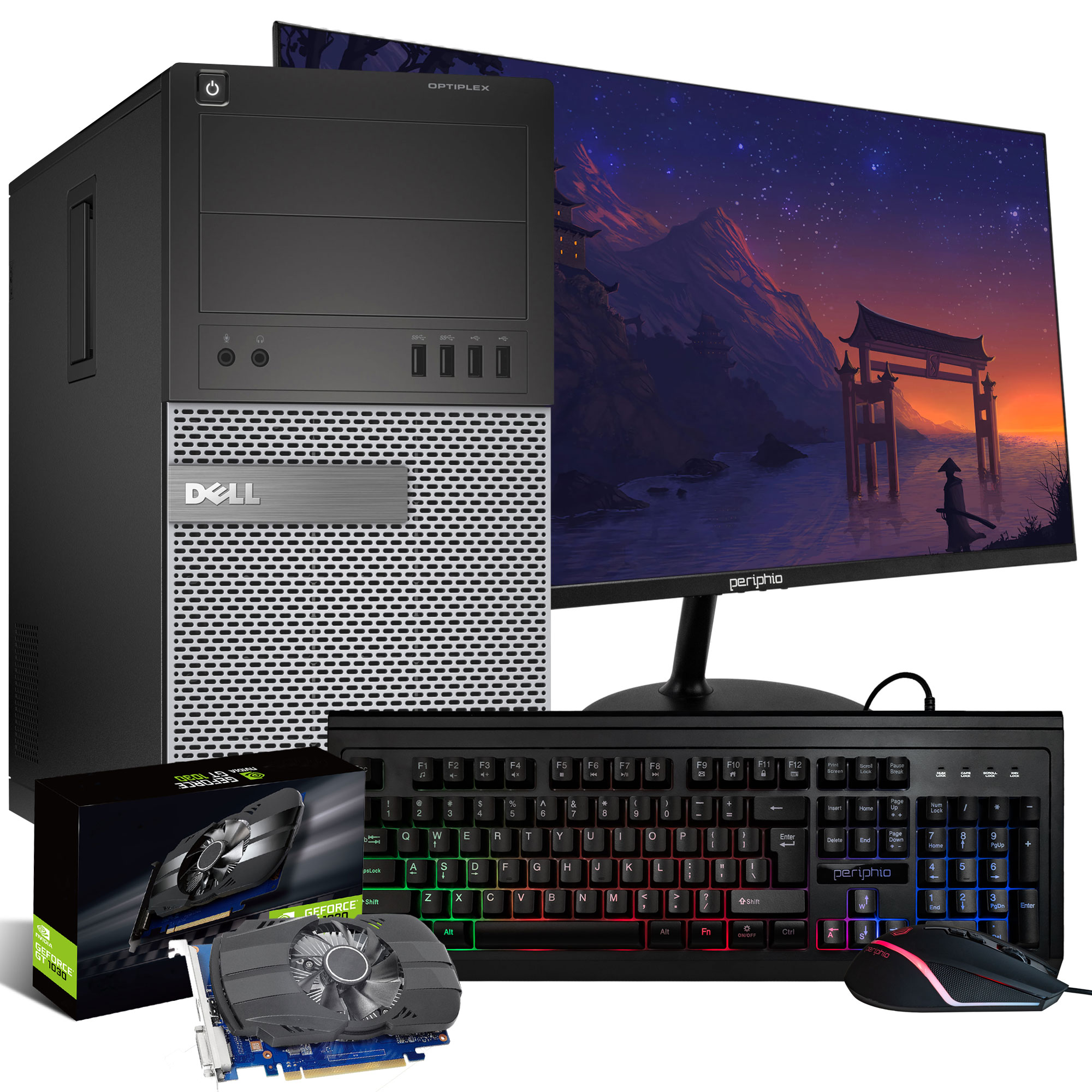 Restored Dell Prebuilt Gaming Desktop PC | Core i5 + GeForce GT 1030 ...