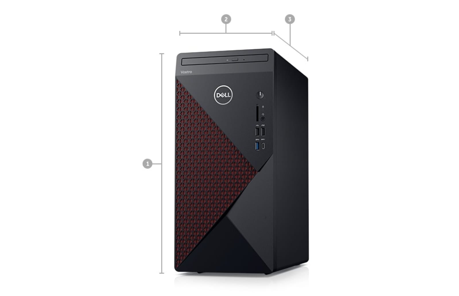 Restored Dell Vostro 5890 Desktop (2021) Core i5 - 1TB HDD + 256GB SSD ...