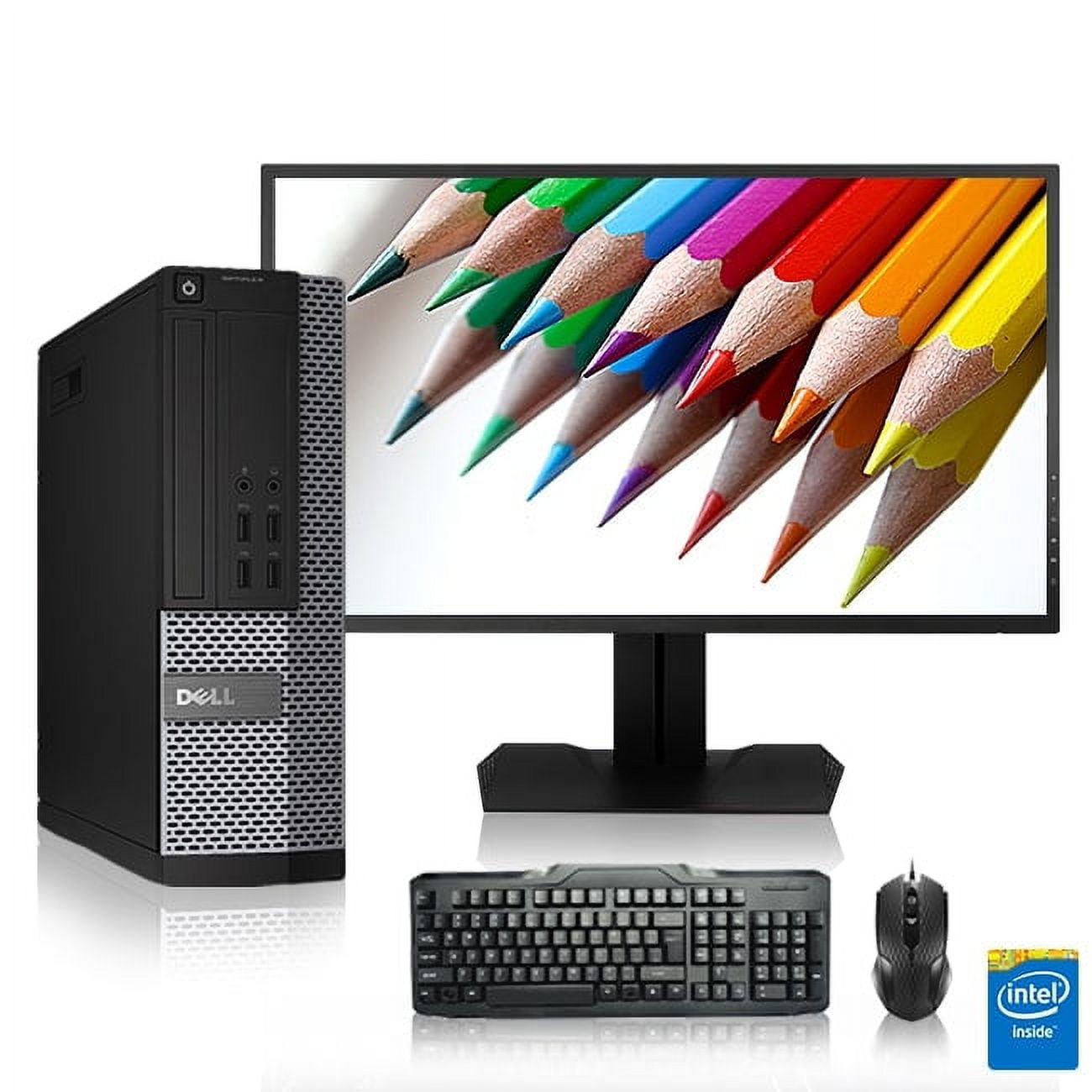 Restored DellOptiplex Desktop Computer 3.3 GHz Core i3 Tower PC, 8GB ...