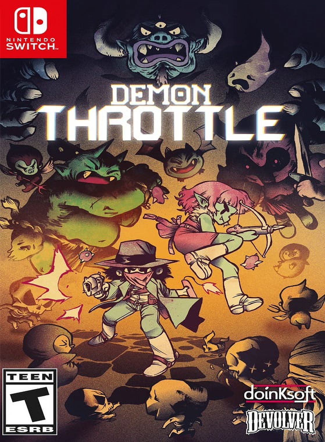 Restored Demon Throttle (Nintendo Switch, 2022) Shooter Game ...