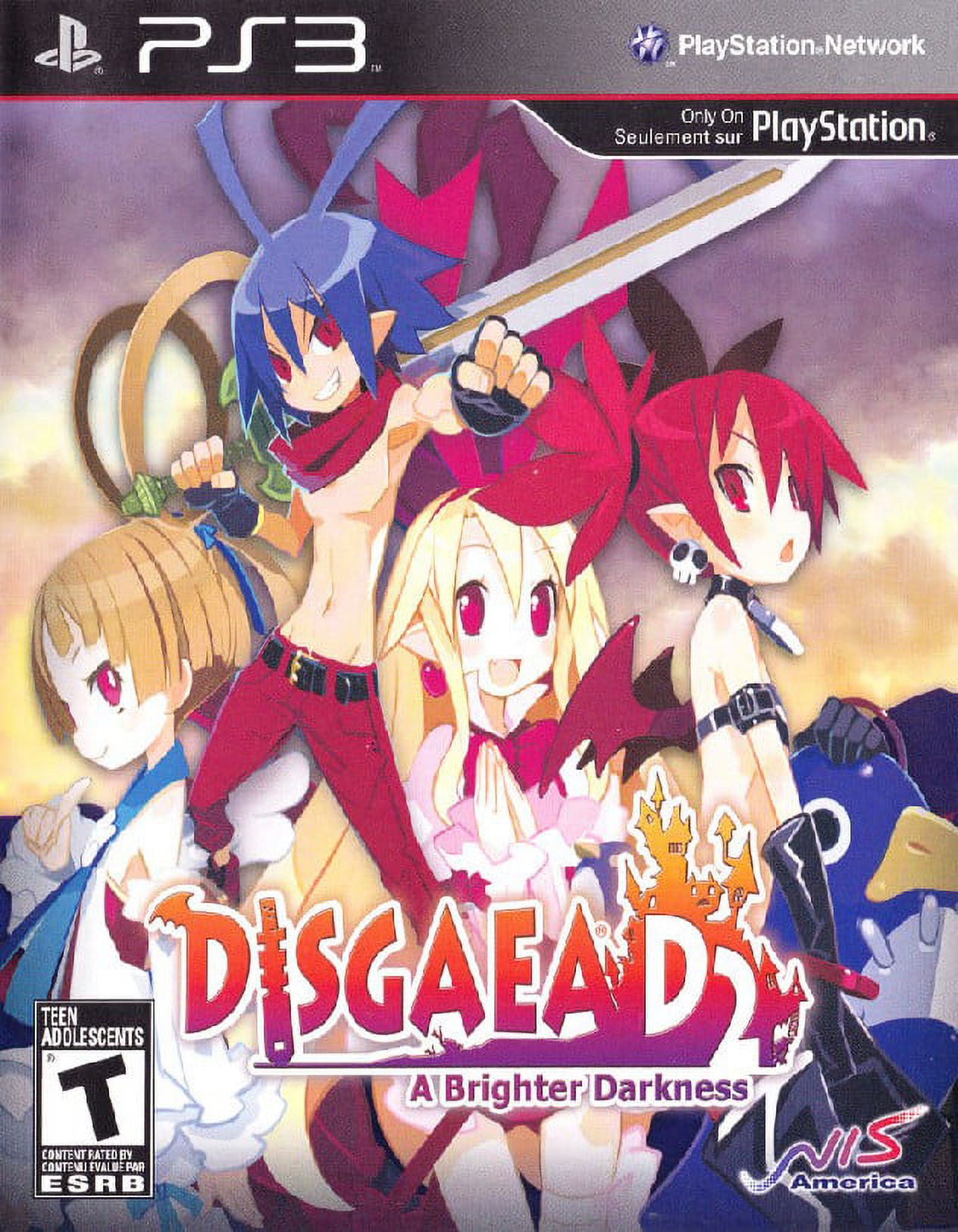 Restored Disgaea D2: A Brighter Darkness (Sony PlayStation 3, 2013) RPG Game (Refurbished ...
