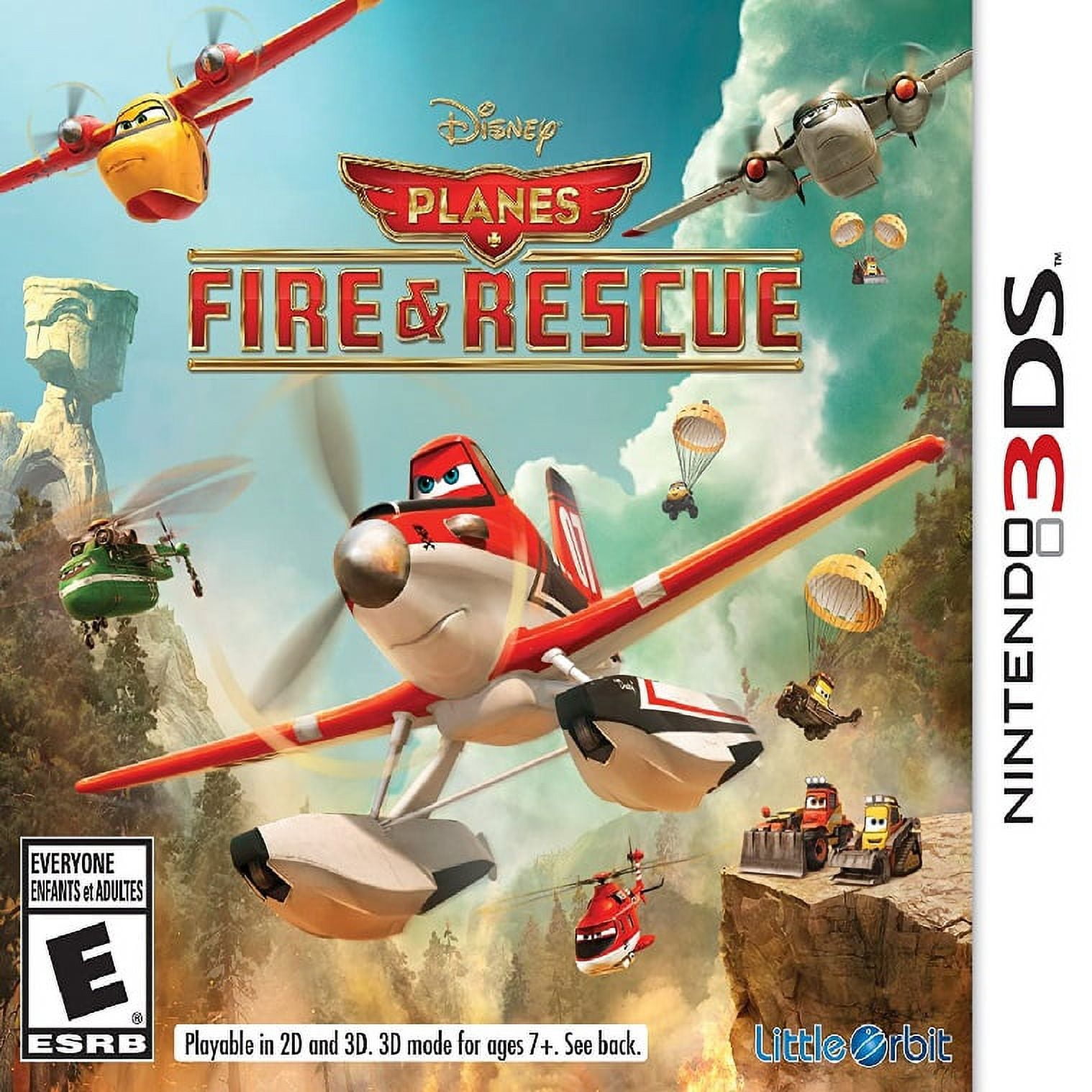 Restored Disney Planes: Fire & Rescue (Nintendo 3DS, 2014) Flying Game ...