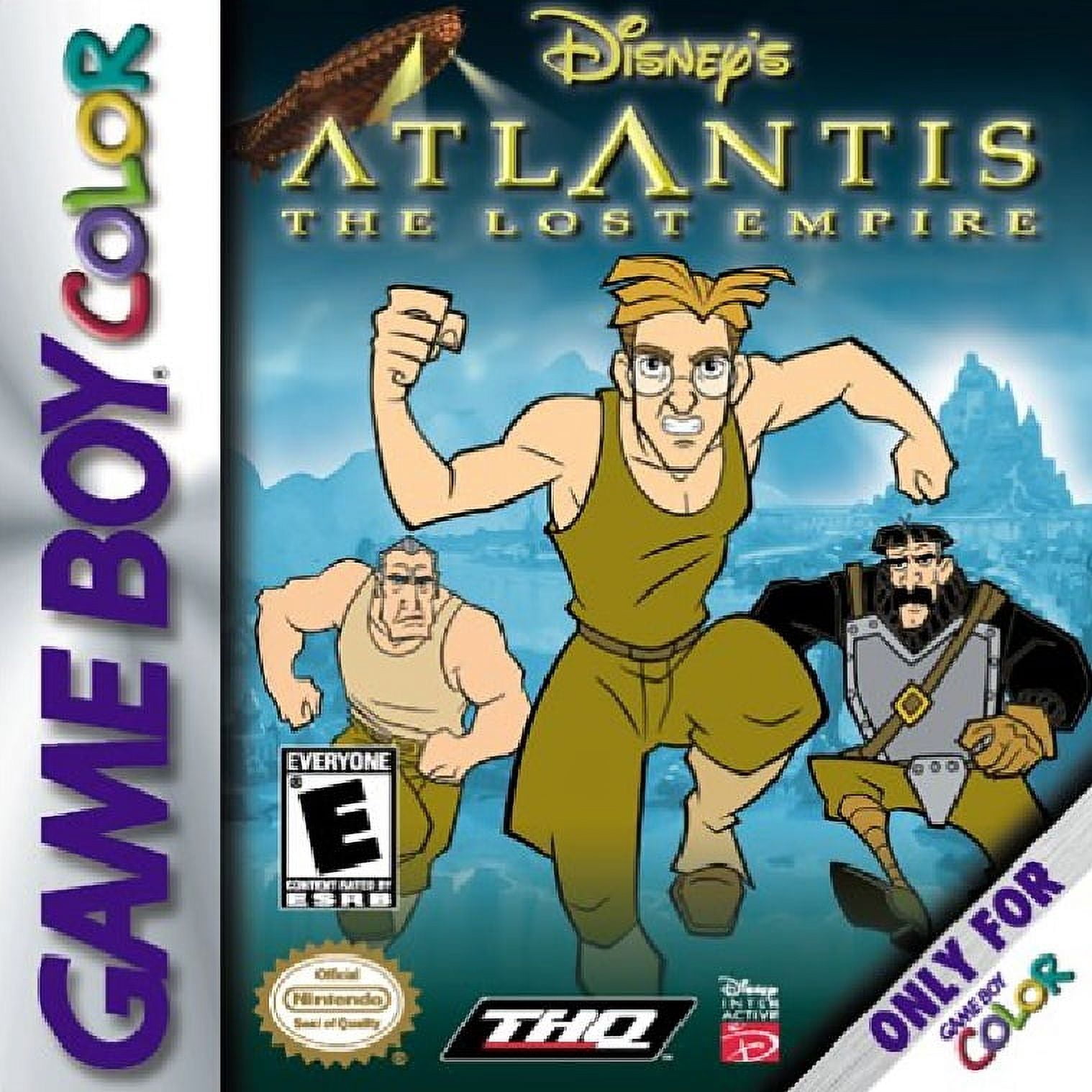Restored Disney's Atlantis: The Lost Empire (Nintendo Game Boy Color ...