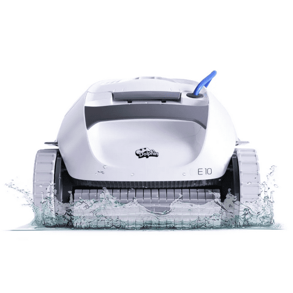 Restored Dolphin (2025 Model) E10 Automatic Robotic Pool Vacuum Cleaner, Active Scrubber Brush ...