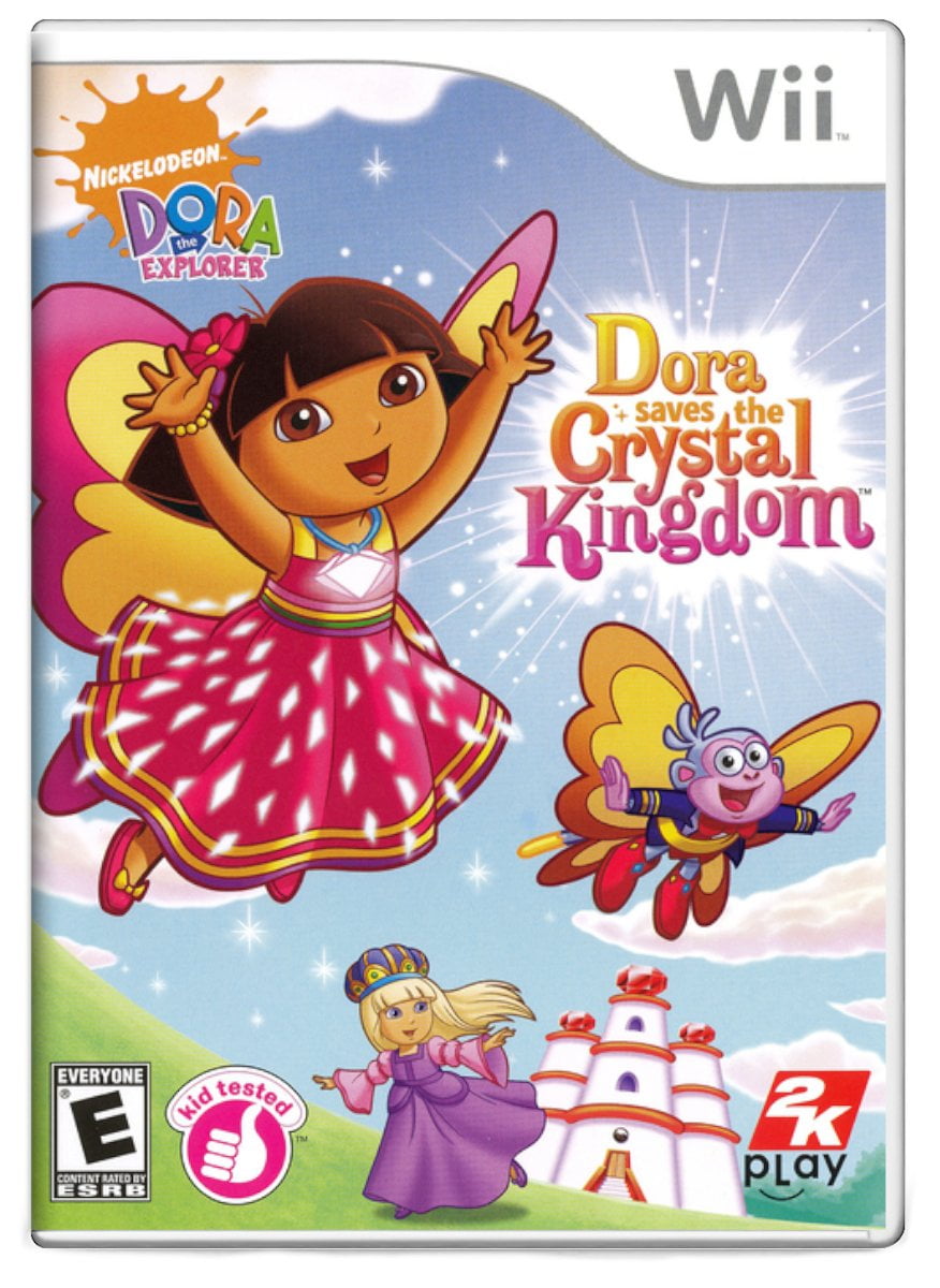 Restored Dora Saves the Crystal Kingdom Nintendo Wii - Walmart.com
