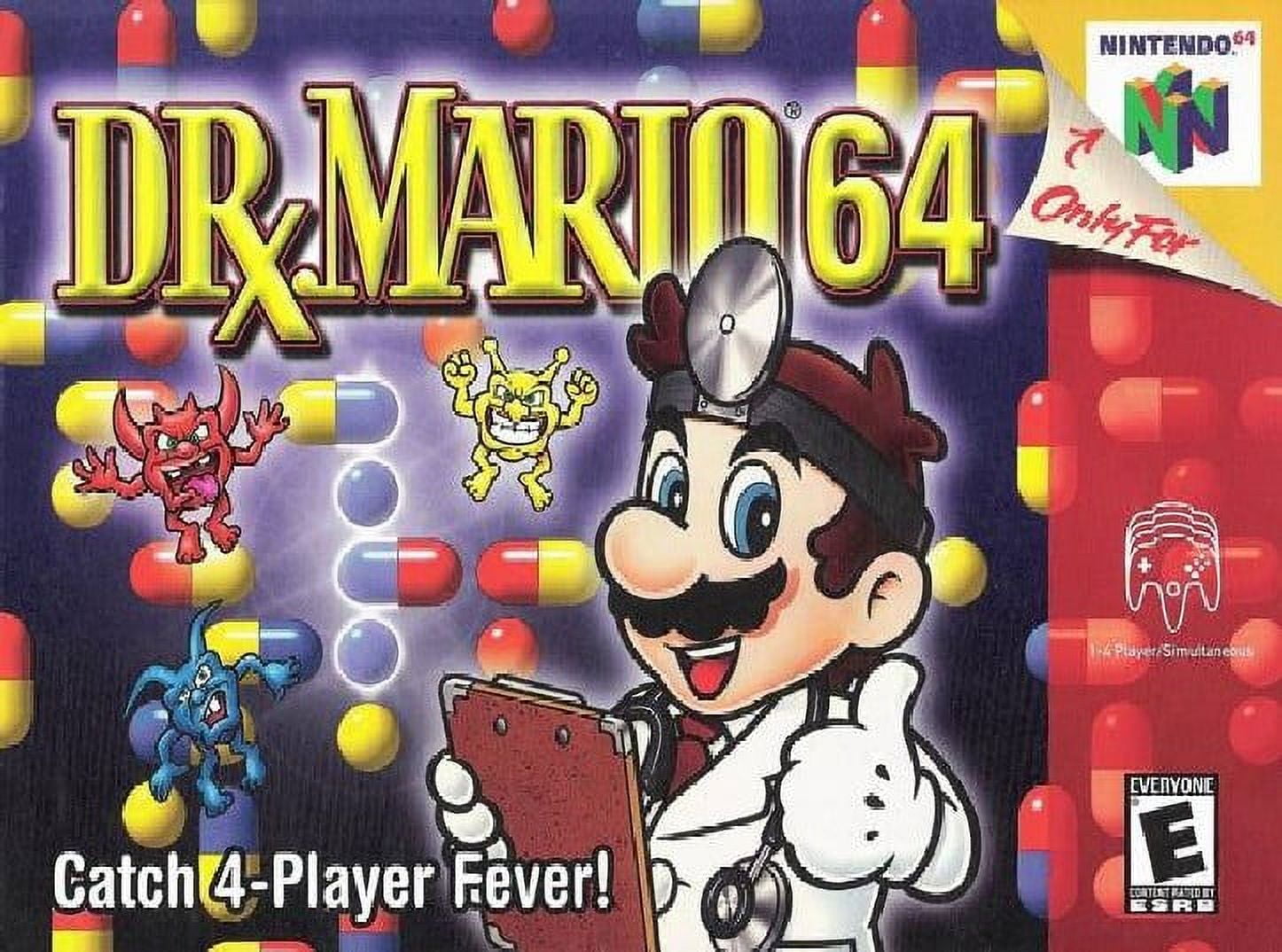 Restored Dr. Mario 64 (Nintendo 64, 2001) Puzzle Game (Refurbished ...