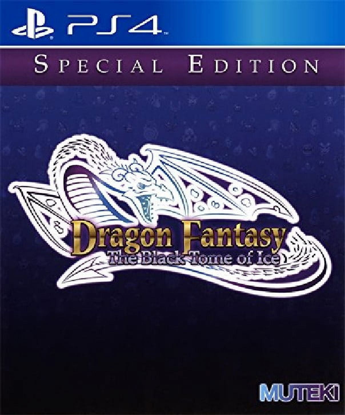 Restored Dragon Fantasy: The Black Tome of Ice (Sony Playstation 4) RPG ...