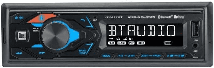 Restored Dual Electronics XDM17BT Single DIN Car Stereo USB & Aux Input ...