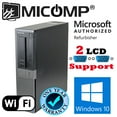 Restored Dual LCD Ready Dell Desktop Computer 3.10Ghz 4GB RAM 250GB HDD ...