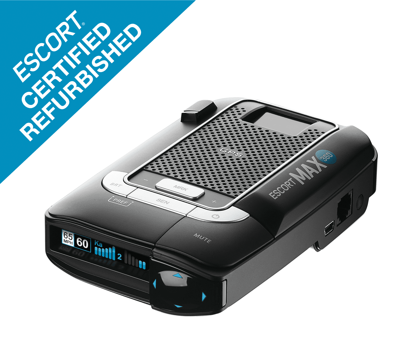 Restored ESCORT MAX 360 Laser Radar Detector Dual Antenna Bluetooth ...